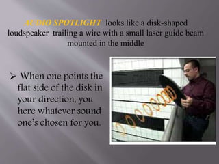 Audio spotlighting ppt | PPTX
