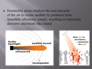 Audio spotlighting ppt | PPTX