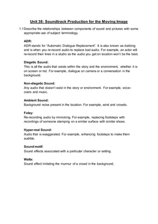 Audio terminology | PDF
