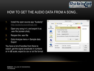 How to play audio from a microcontroller | PPT