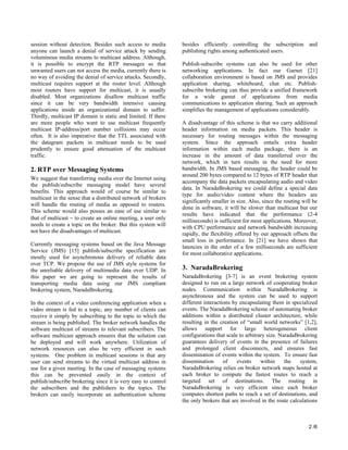 Audio/Video Conferencing over Publish/Subscribe Messaging Systems | PDF