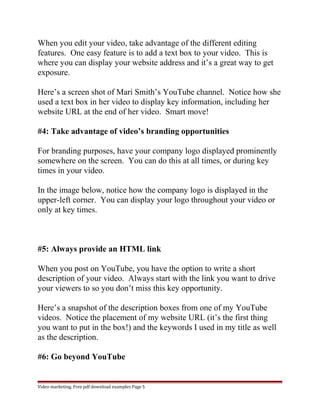 Audio video marketing | PDF