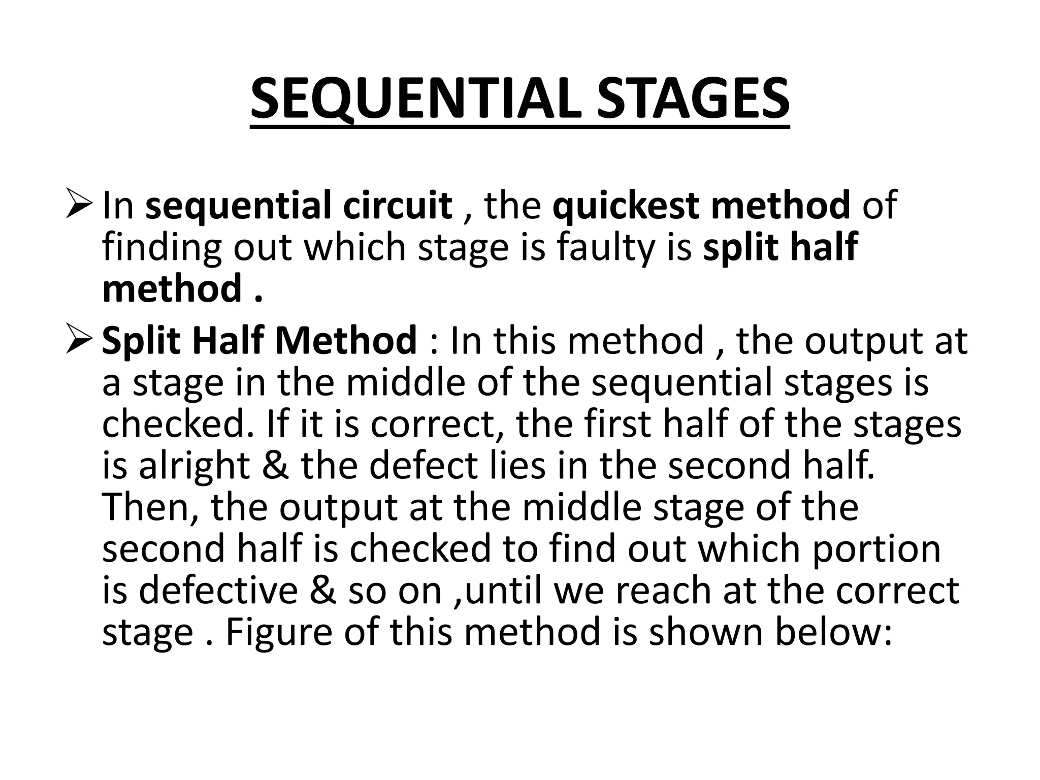 IDENTIFYING THE FAULTY STAGE,Audio & video system | PPTX