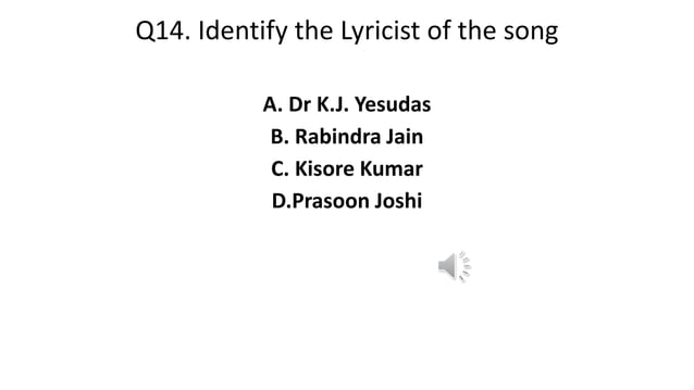 Audio visual round fun quiz competition | PPTX