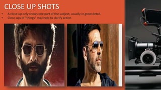 Camera Movements , Angles & Shots | PPTX