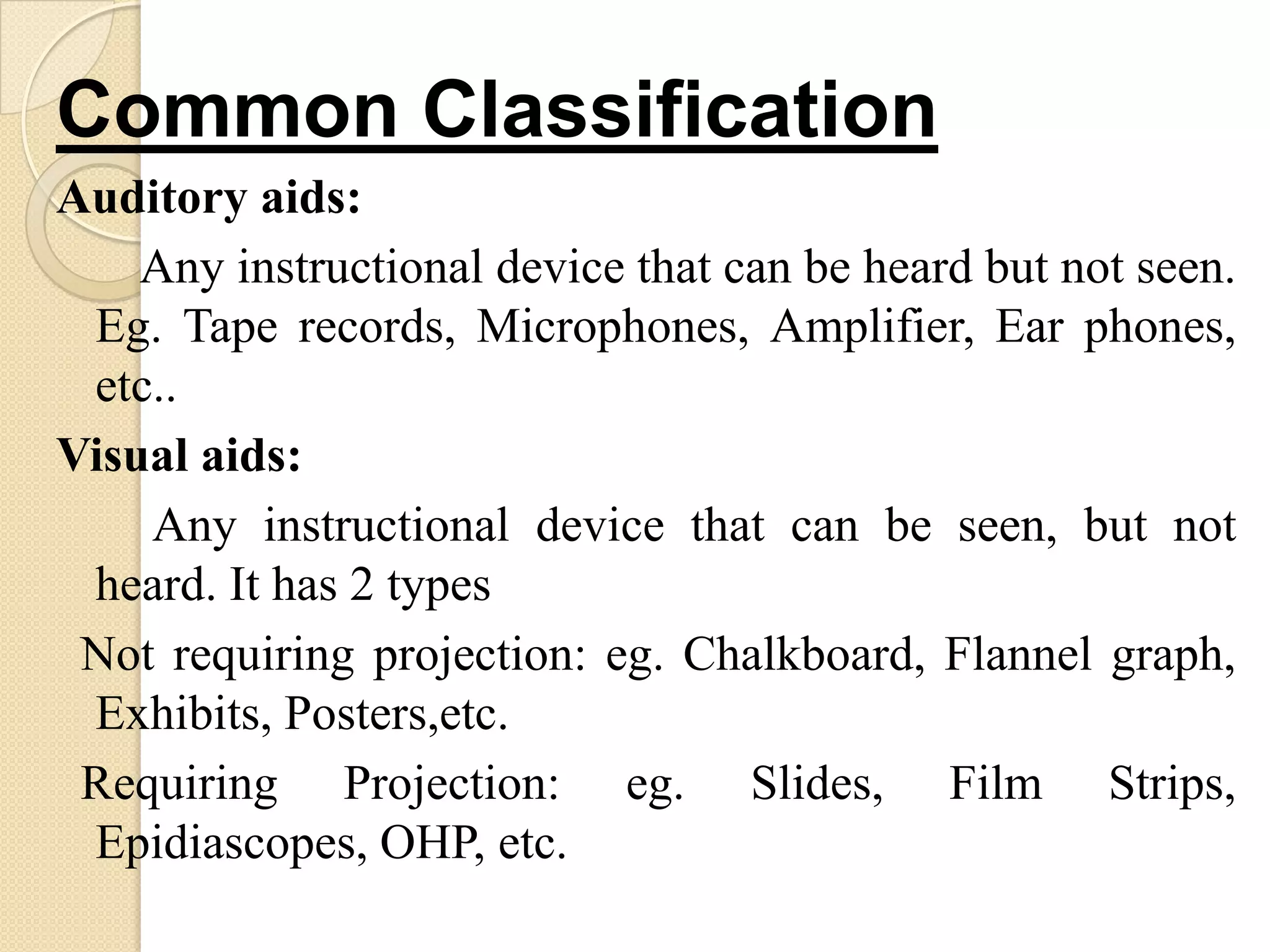 Audio visual aids | PPTX