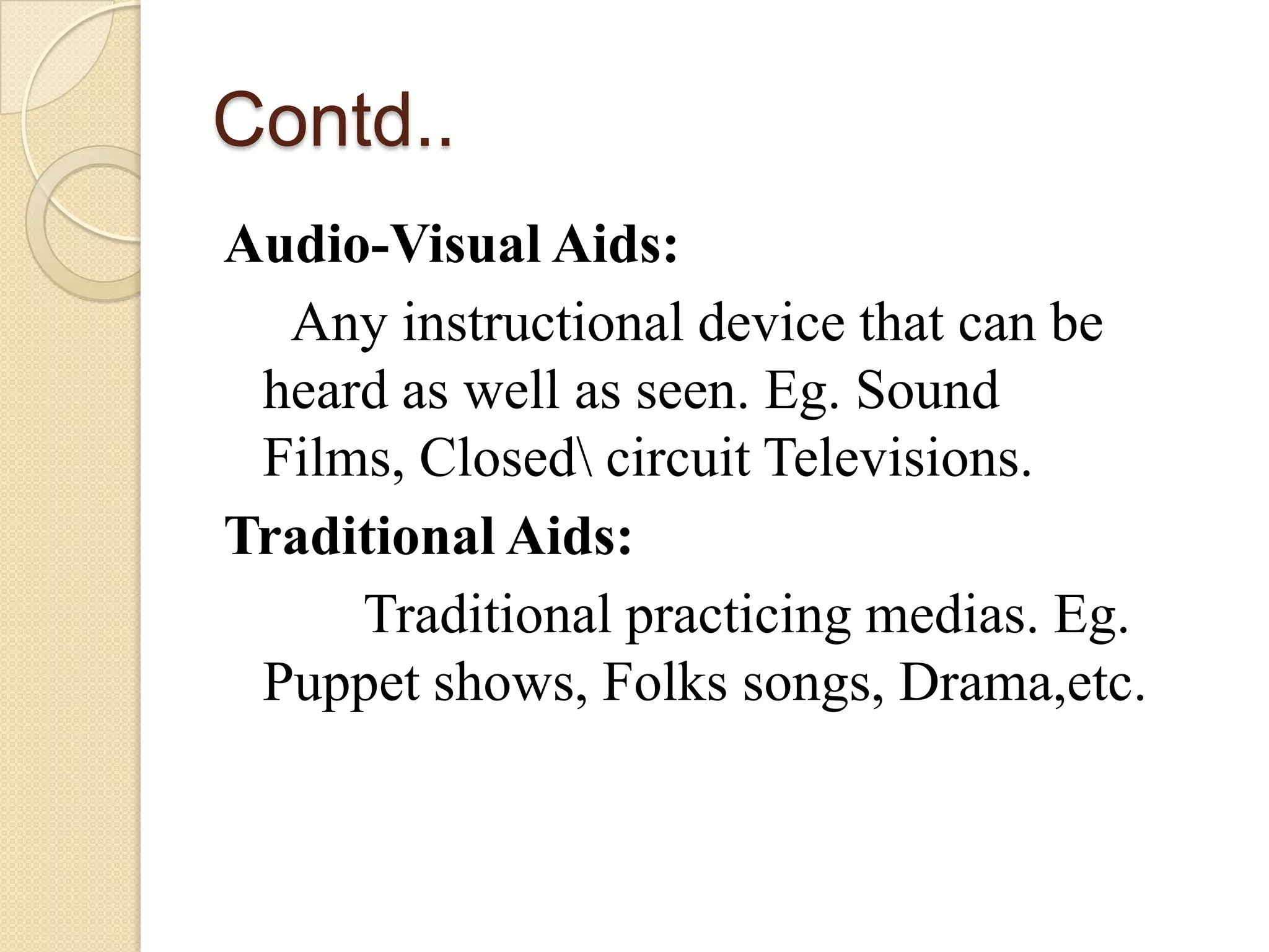 Audio visual aids | PPTX