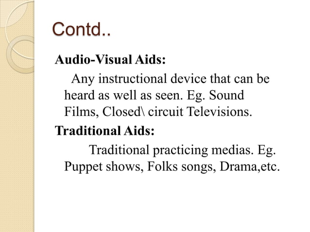 Audio visual aids | PPTX
