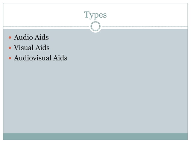 Audio visual aids | PPTX | Education