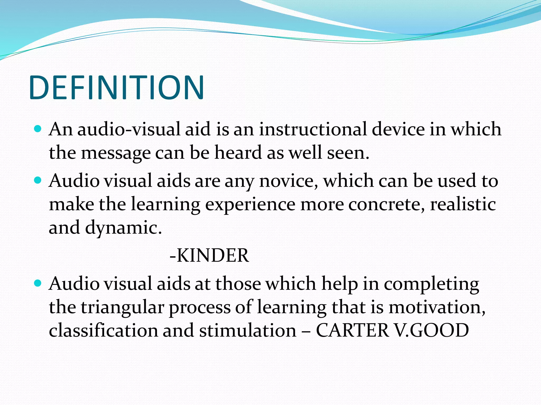 Audio Visual Aids | PPTX