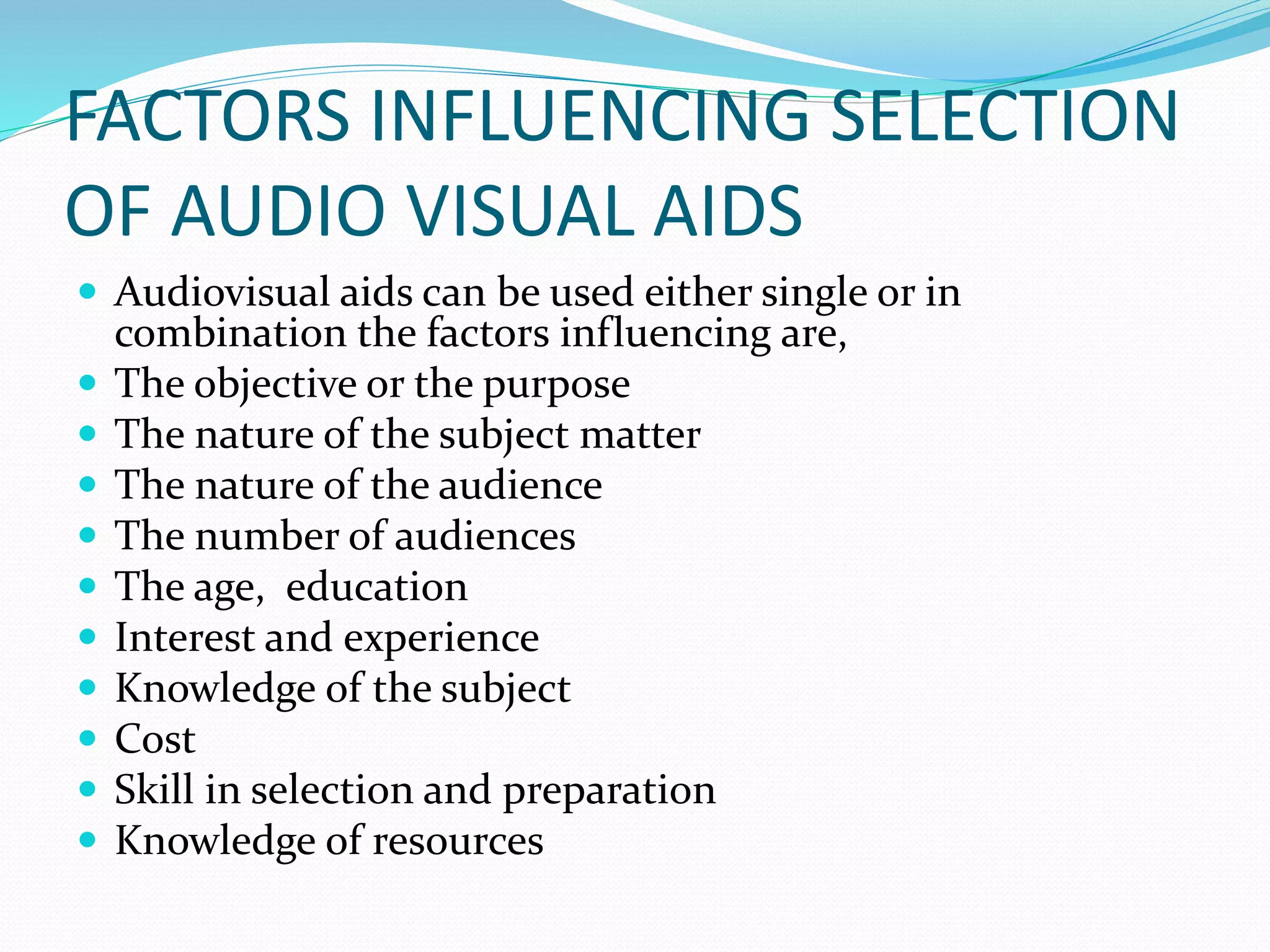 Audio Visual Aids | PPTX
