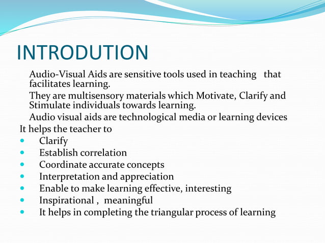 Audio Visual Aids | PPTX | Technology & Computing