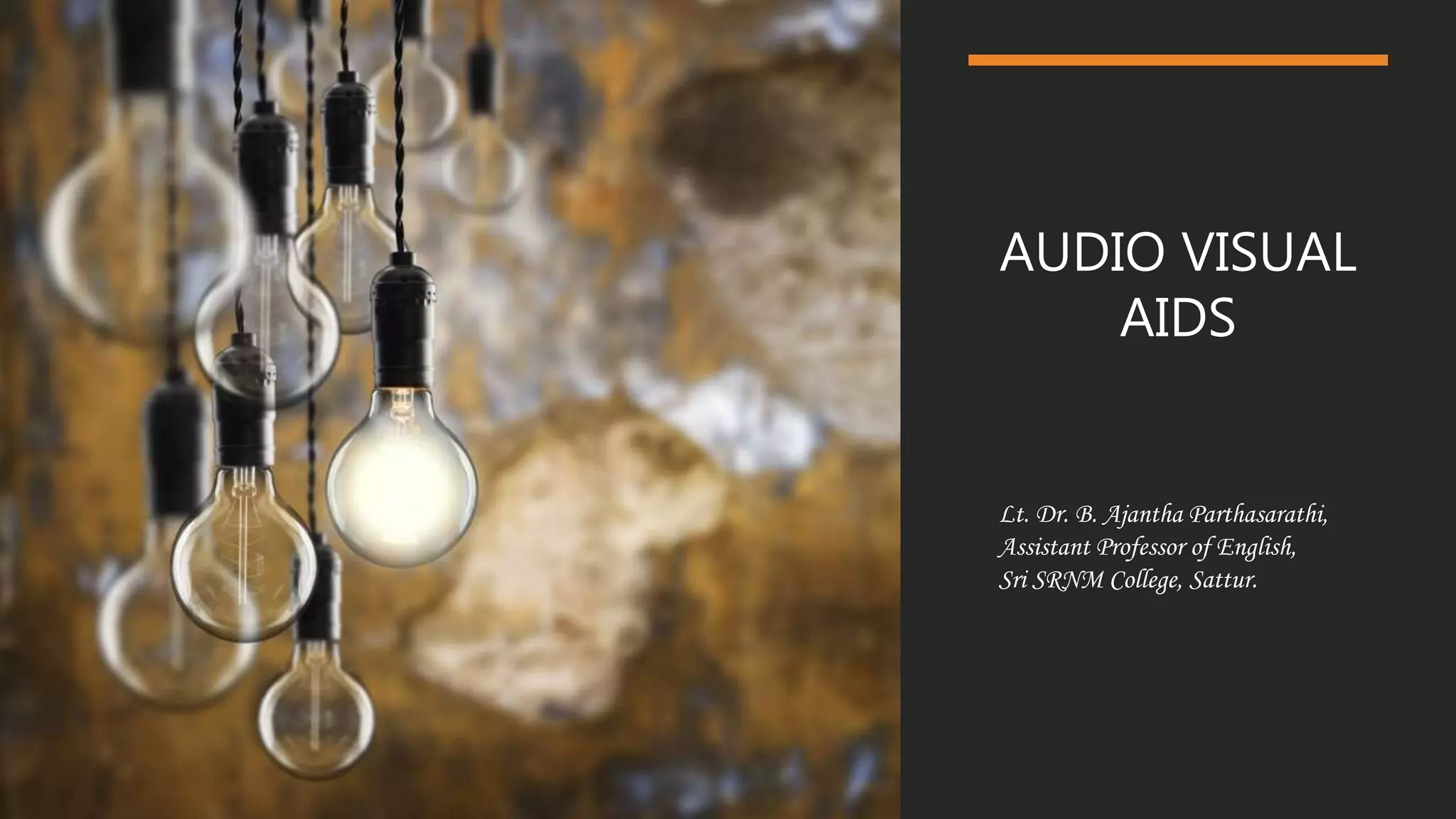 Audio visual aids | PPT