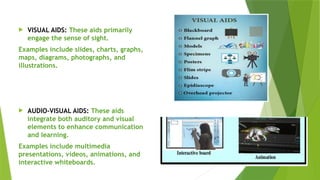 Audio visual aids its classification and advantages | PPTX
