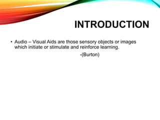 Audio visual aids ppt | PPTX