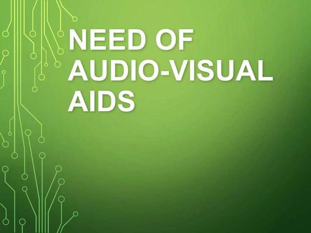 Audio visual aids presentation nursing education | PPTX | Technology ...
