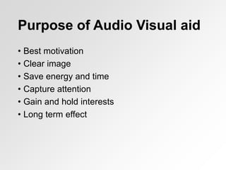 Audio visual aid | PPT
