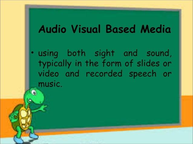 Audio visual based media | PPT | Digital Audio | Computer Software and ...