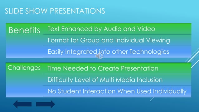 Audio visual educational technologies | PPT