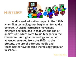 Audio visual education_powerpoint | POT