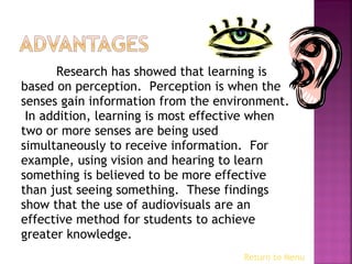 Audio visual education_powerpoint | POT