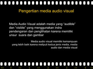 Audio visual karakteristik | PPTX