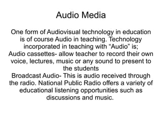 Audio Visual Learning | ODP