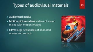 Audiovisual materials slide | PPTX
