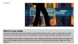 Audiovisual media language 2 Camera angles and movements | PPT