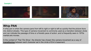 Audiovisual media language 2 Camera angles and movements | PPTX