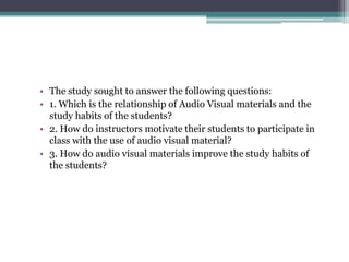 Audio visual presentation in teaching | PPTX
