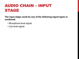 Audio visual system principles #1 | PPSX