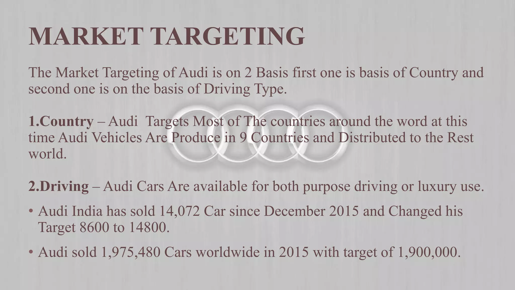 Audi presentation | PPTX