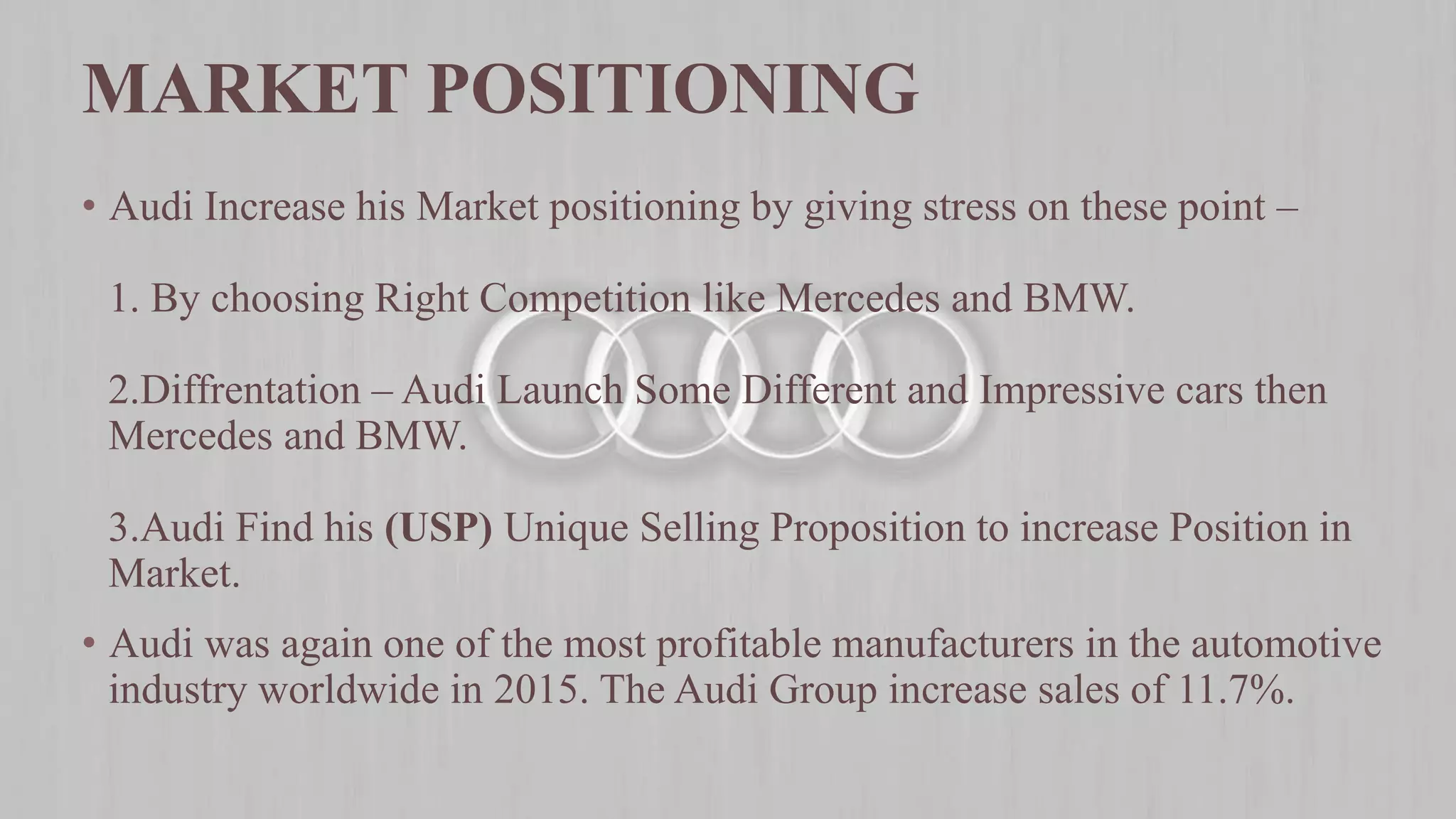 Audi presentation | PPTX