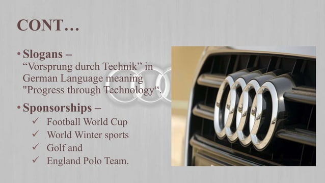 Audi presentation | PPTX