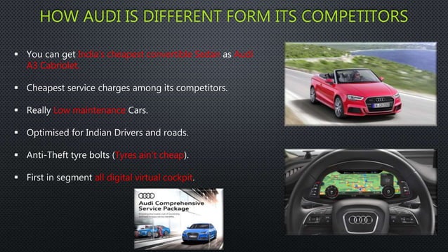 Visual Merchandising of Audi (1915981006) | PPT