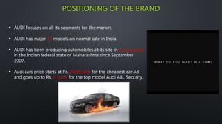 Visual Merchandising of Audi (1915981006) | PPT