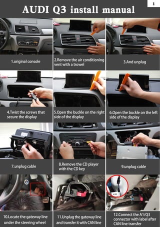Audi Q3 Android Screen Head Unit Install Manual.pdf