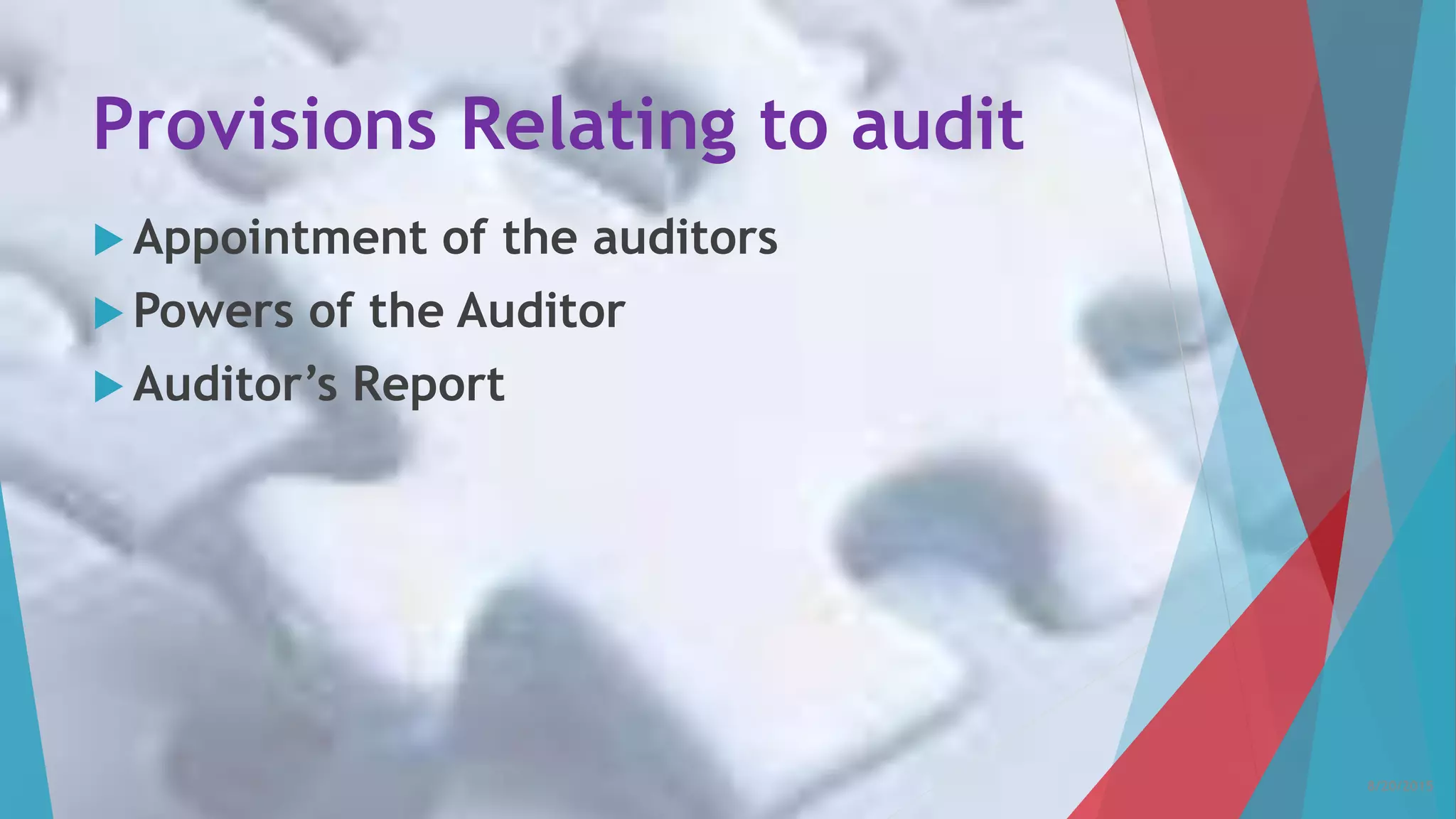 Audit | PPTX