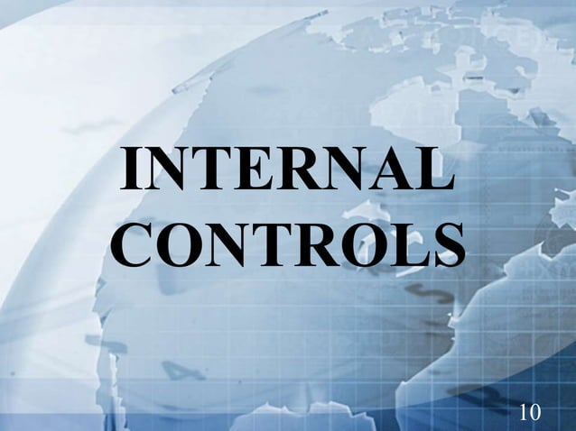 Internal Controls | PPT