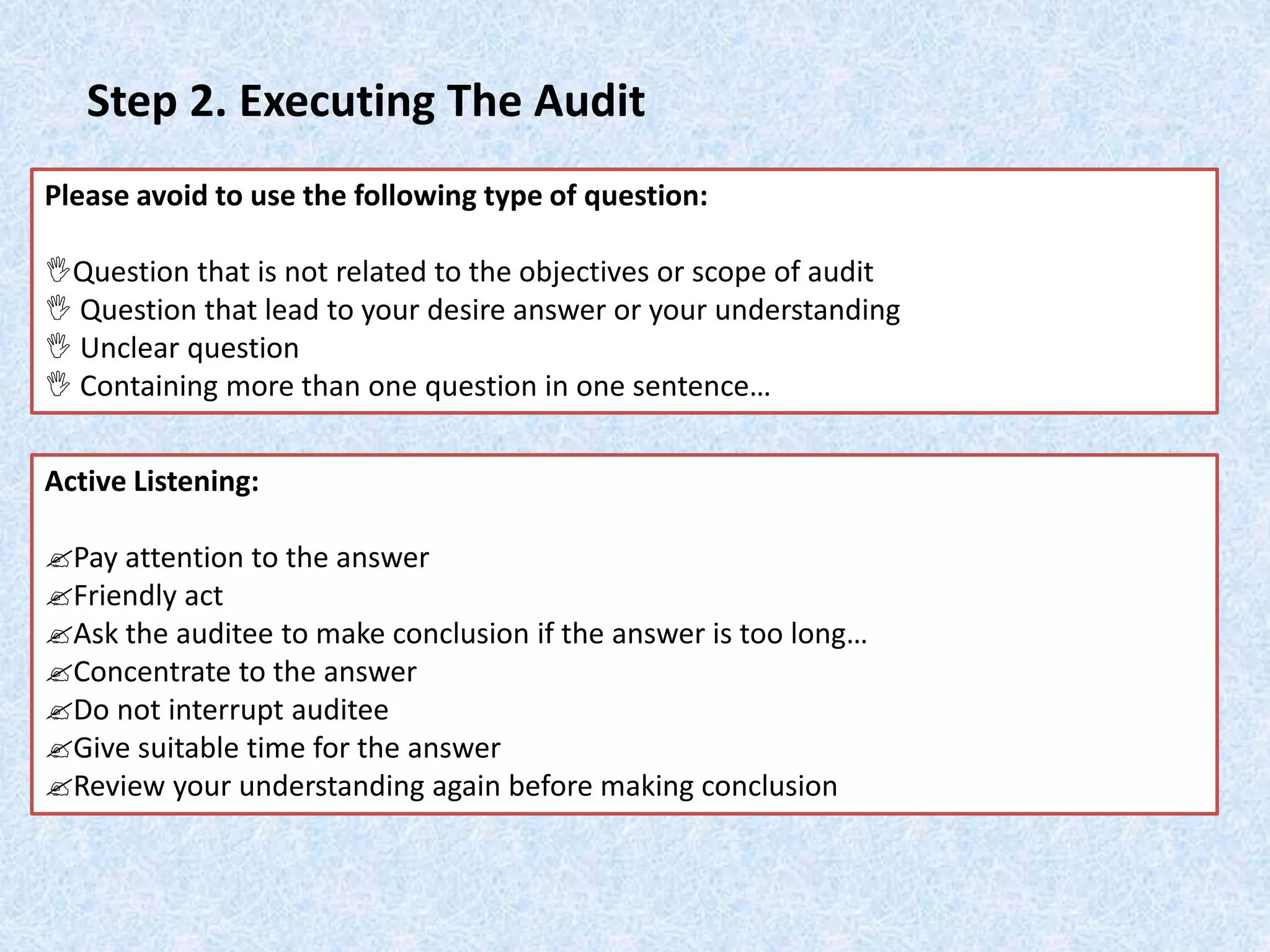 Audit Technique | PPTX