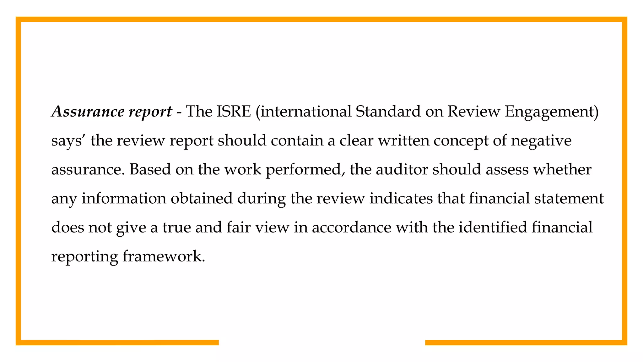 Audit & Assurance | PPTX