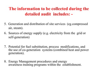 energy Audit and types of audit | PPTX