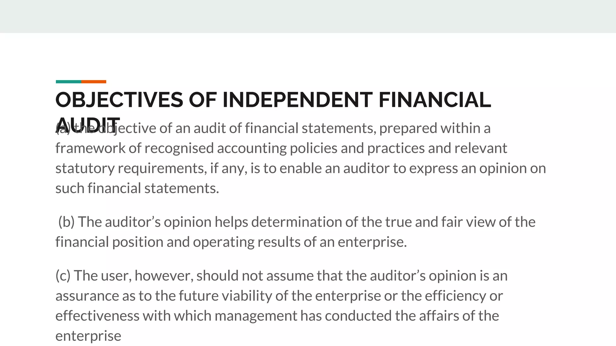 Introduction To Auditing | PPT