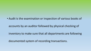 Medical audit_audit in hospitals and medical | PDF