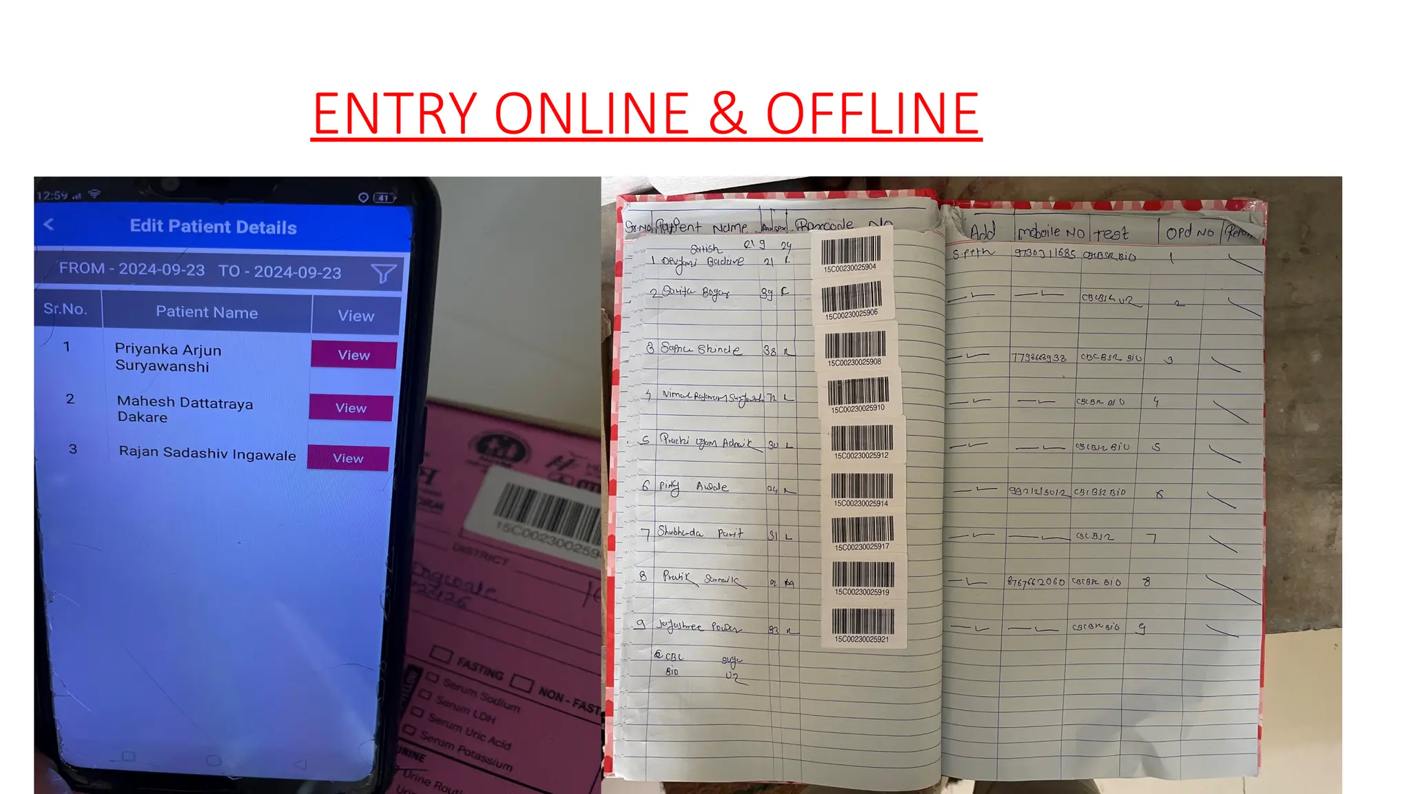 Hospital centre visit kolhapur savita natekar phlebotomist | PPTX