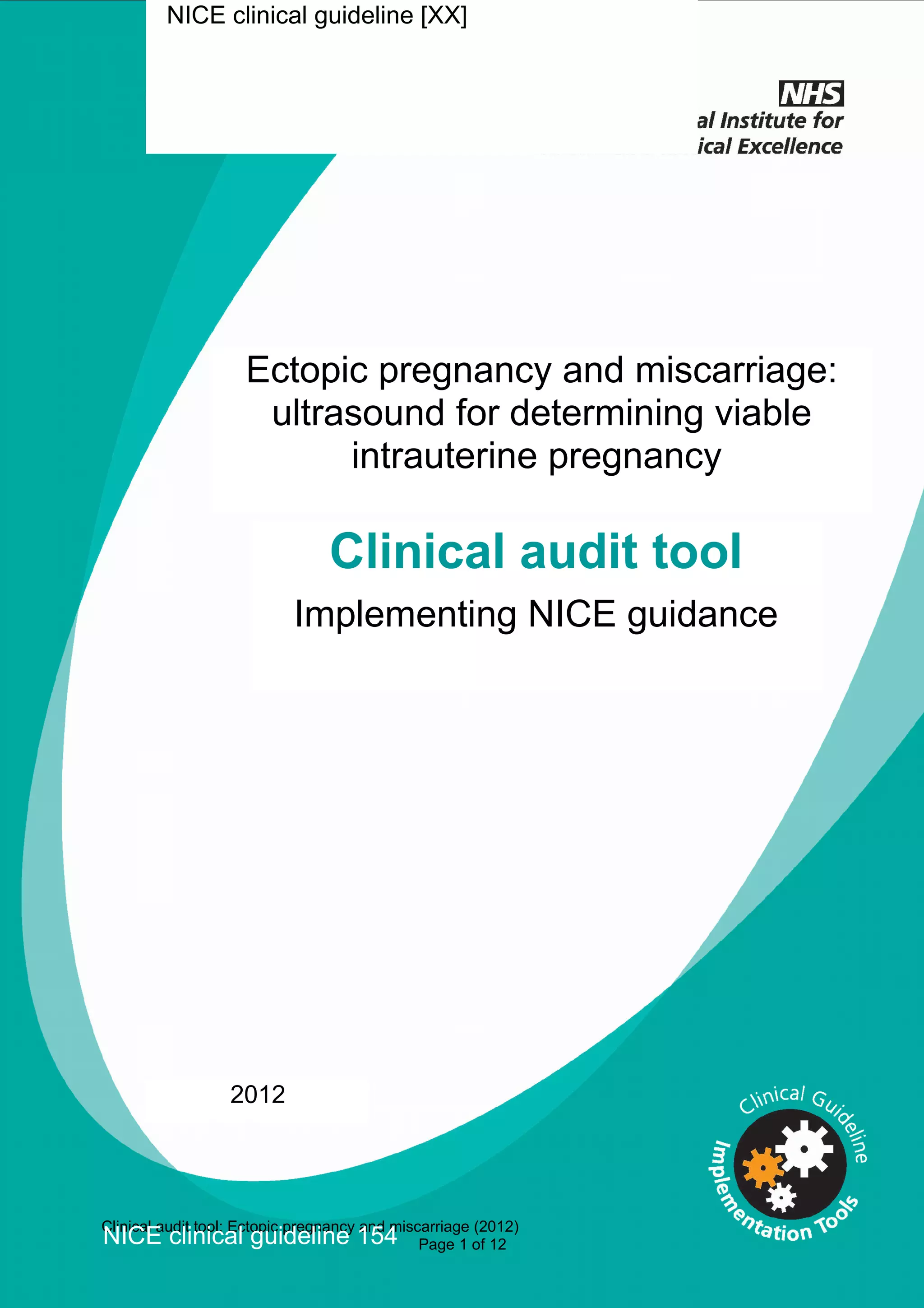 Audit ectopic pregnancy | DOC