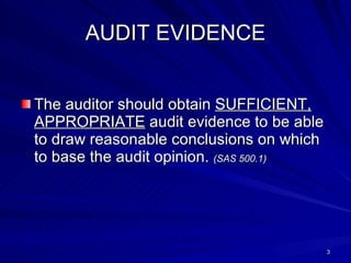 Audit Evidence | PPT
