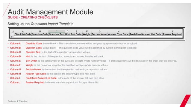 Guide to preparing Checklists | PPT