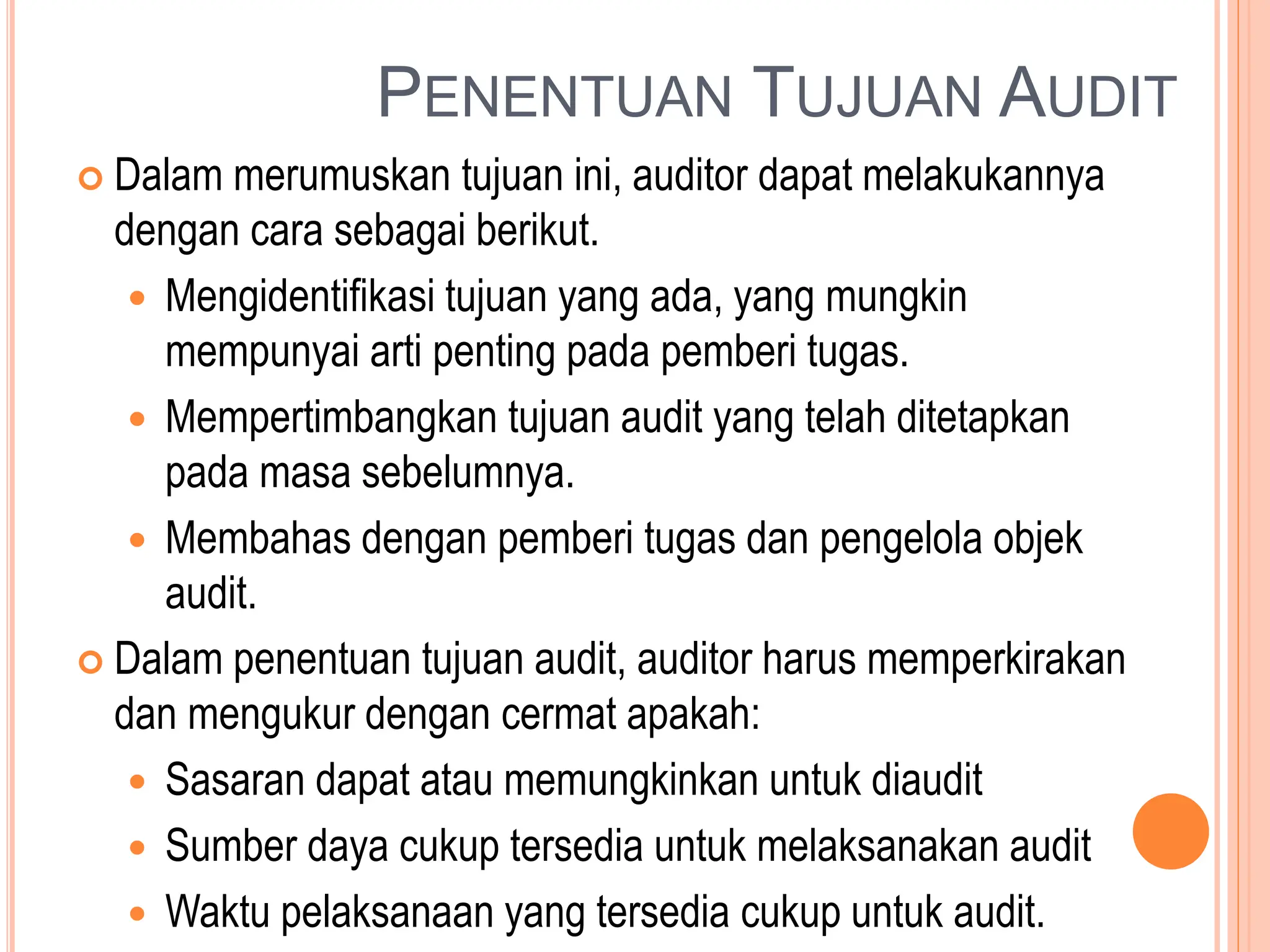 Audit manajemen dalam perusahaan baik kec | PPT